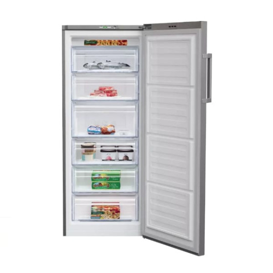 CONGELATEUR BEKO VERTICAL 6TIROIRS PLAQ ALU SILVER RFSE 300S
